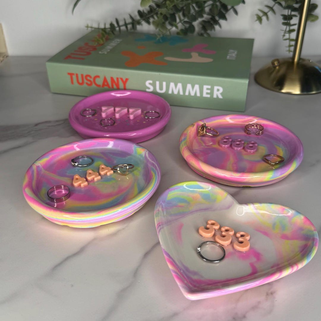 Angel Number Trinket Ring Dish 333 444 777 888 - Etsy