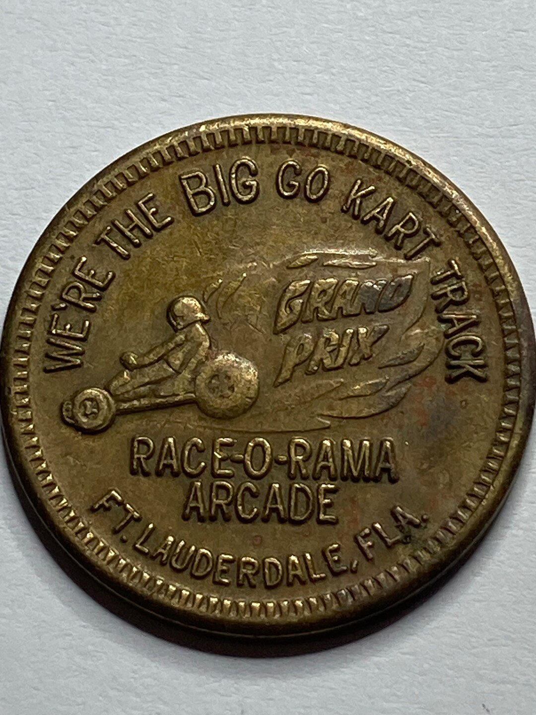Race O Rama Arcade Token Go Kart Track Florida rk1 Shop the - Etsy