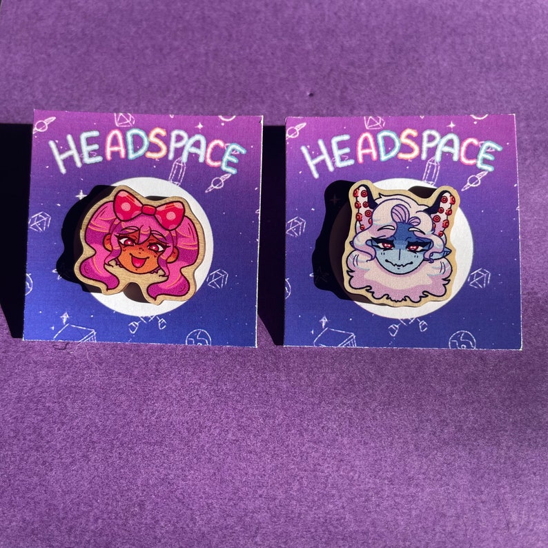 OMORI Boss Wooden Pins 1 Inch - Etsy