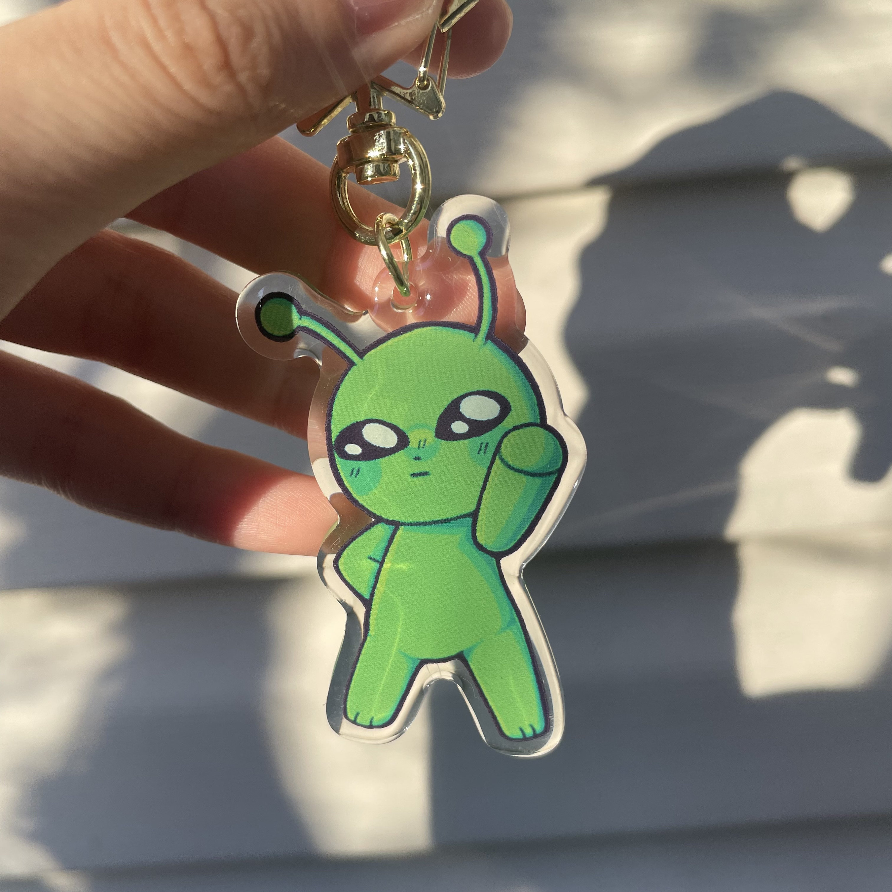 Silly Alien Keychains 2.5 In - Etsy