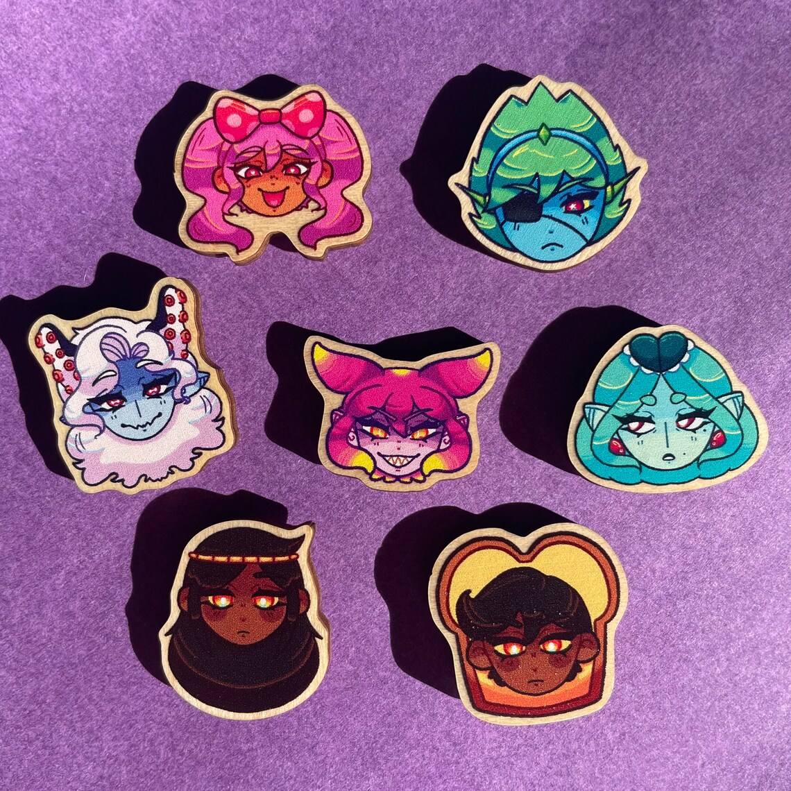 OMORI Boss Wooden Pins 1 Inch - Etsy