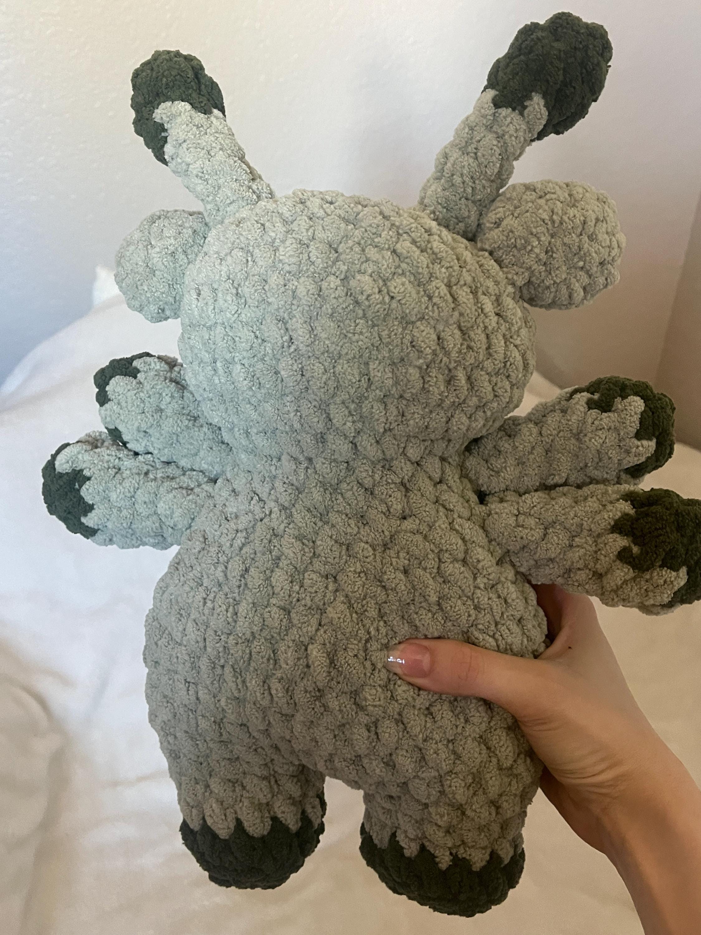 Alien Cow Plushie | Crochet Cow Plush | Handmade Gift | Stuffed Animal ...
