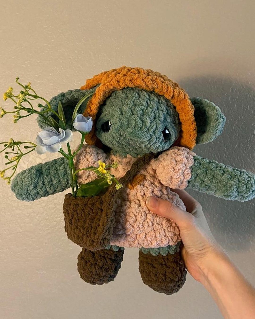 Pretty Goblin Plushie | Handmade Forest Plushie - Etsy