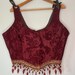 Red and Gold Renaissance Beaded Corset - Etsy