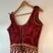 Red and Gold Renaissance Beaded Corset - Etsy