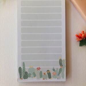 Printable Notepad Bundle 3in1 CACTUS Theme Digital Downloadable Product ...