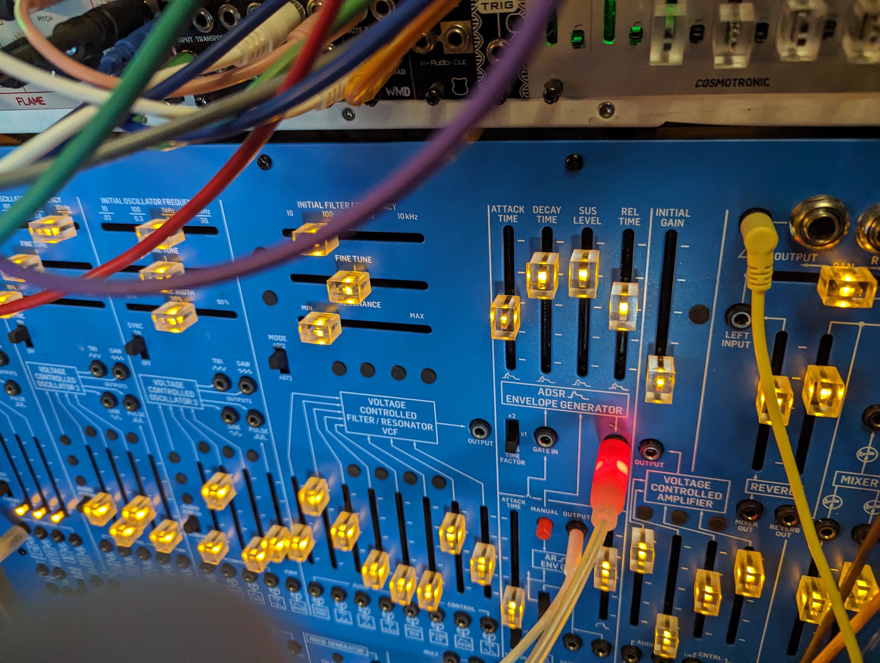 Eurorack Translucent Slider Caps for Synthesizers/modules Full ARP2600 ...