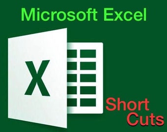 Excel Shortcuts for Windows Excel Shortcuts for Mac Excel Super Shortcuts Microsoft Excel ...