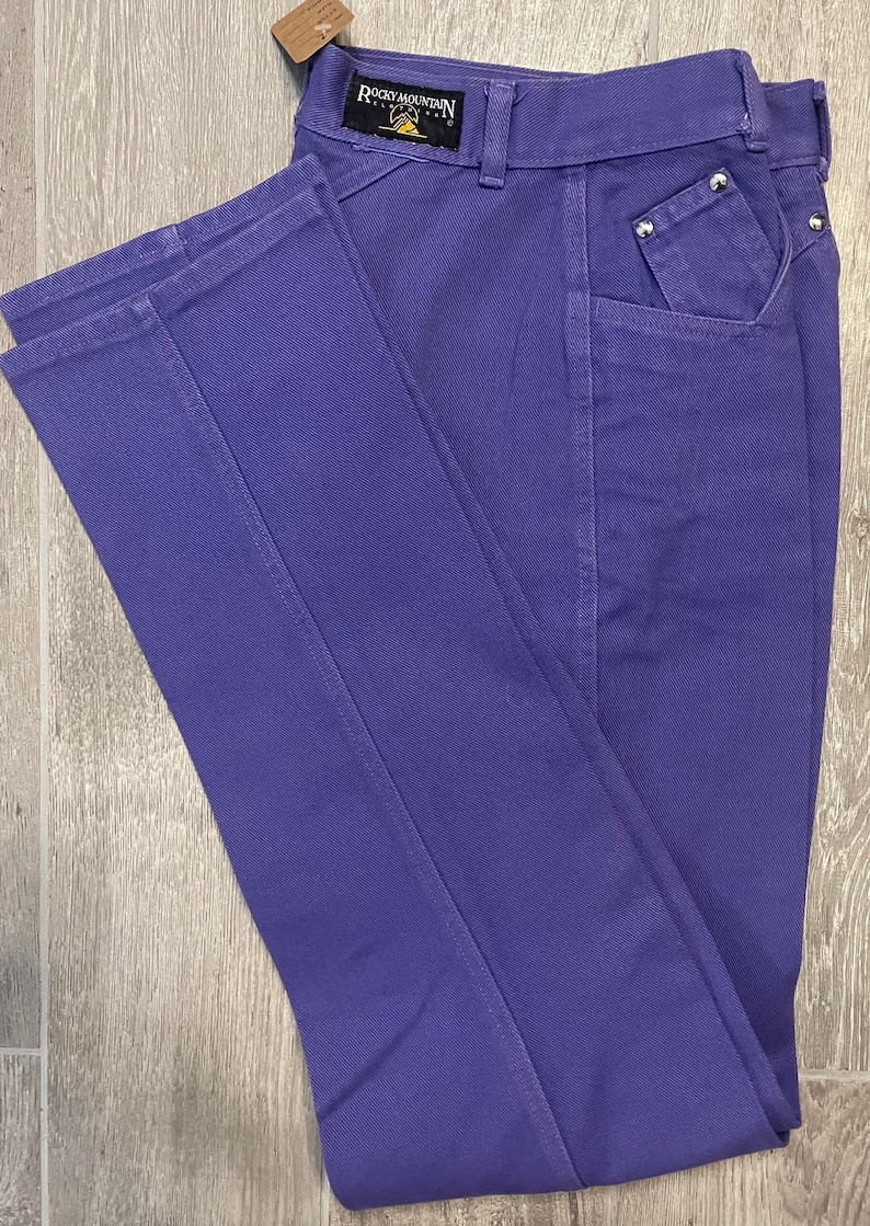 Vintage Rocky Mountain Light Purple Denim Jeans - Etsy