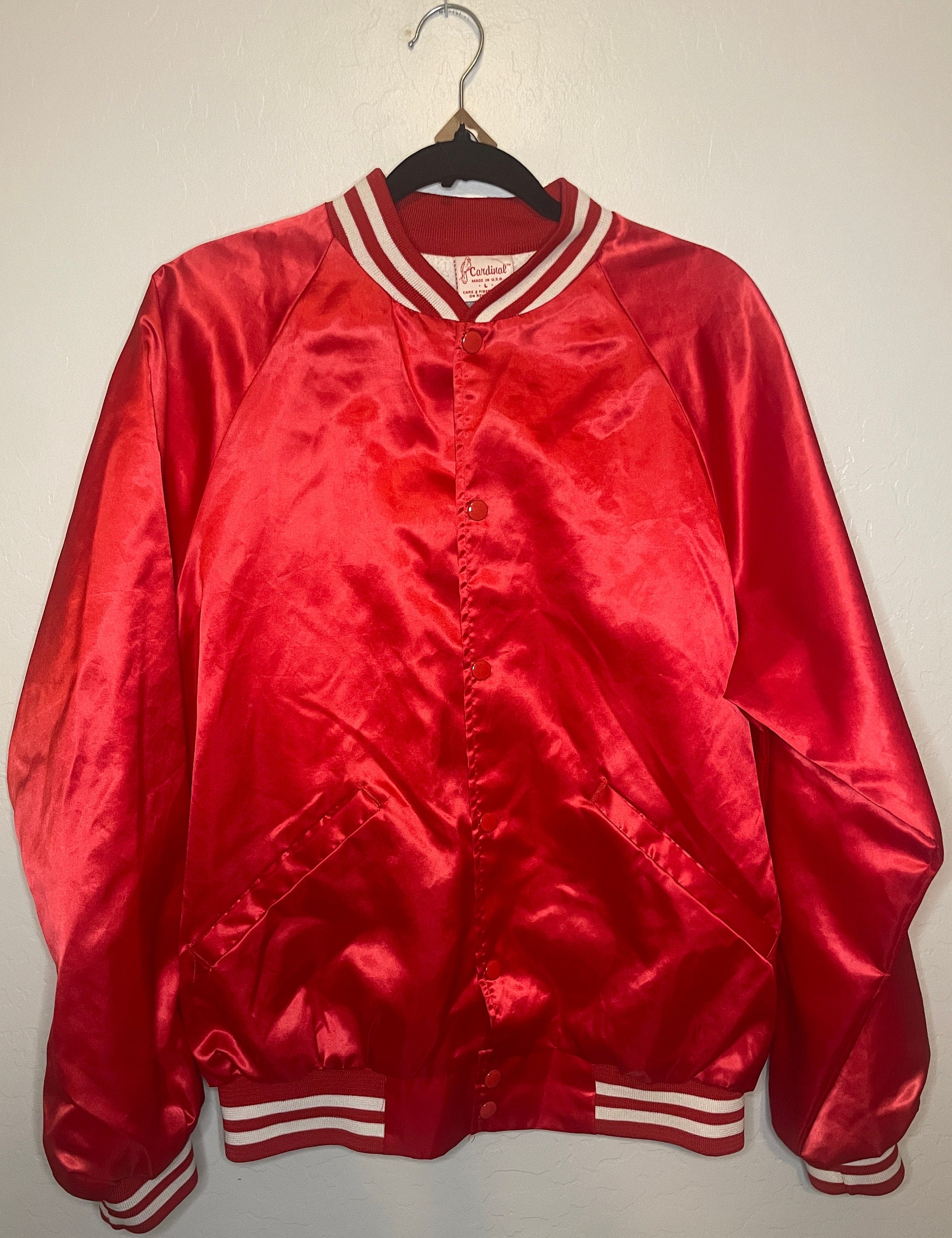 Vintage Red Varsity Jacket - Etsy
