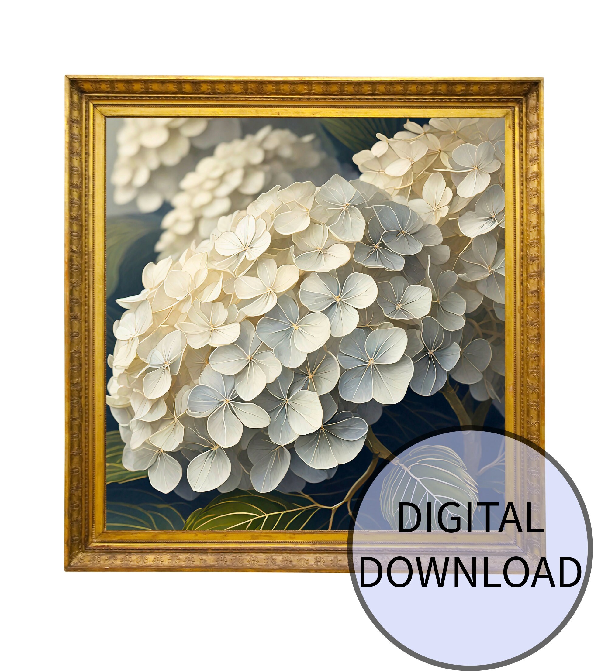 Botanical Hydrangeas Wall Art, Set of 4 Hydrangeas Art Printable - Etsy