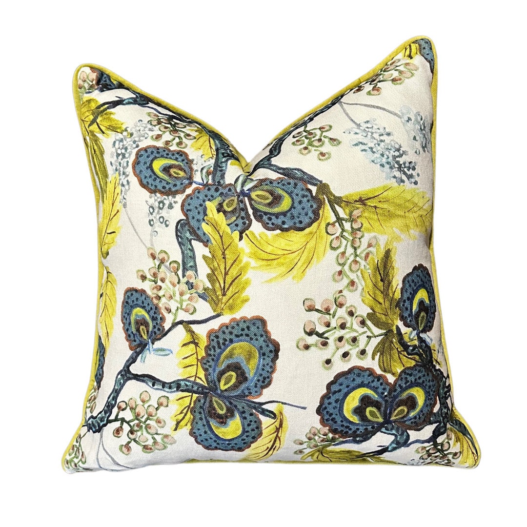 Kinkead in Slate Blue by Ferrick Mason Pillow Cover - Etsy