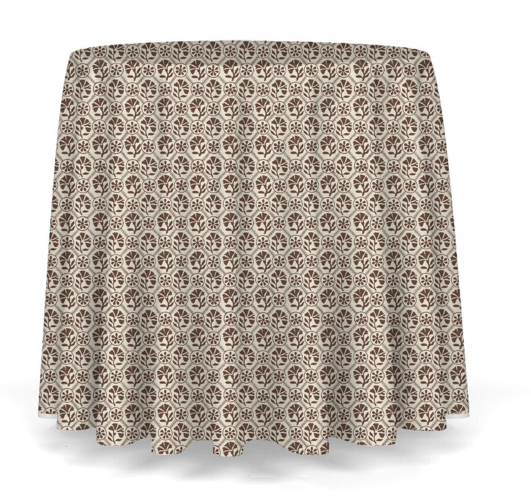 90" Round Table Skirt - Sophie in Pluff - Etsy