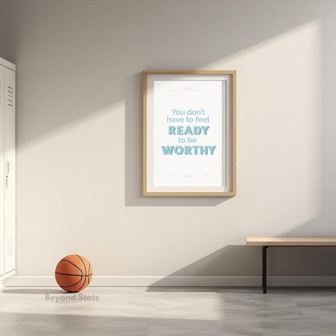 Athlete Motivation Poster – 'be Worthy' Quote, Locker Room Decor ...
