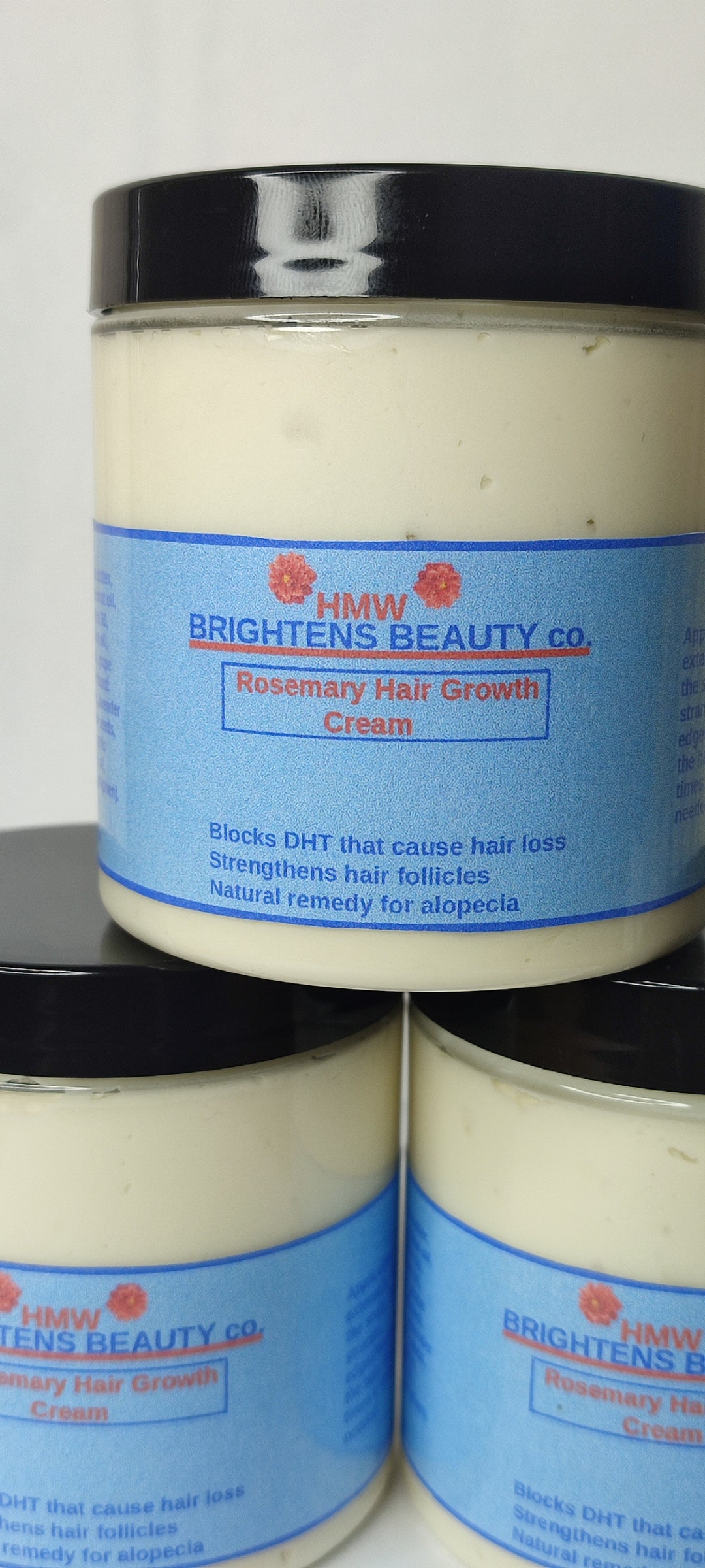 Rosemary Hair Growth Cream, Infused Hair Growth Butter, 100% Natural - Etsy