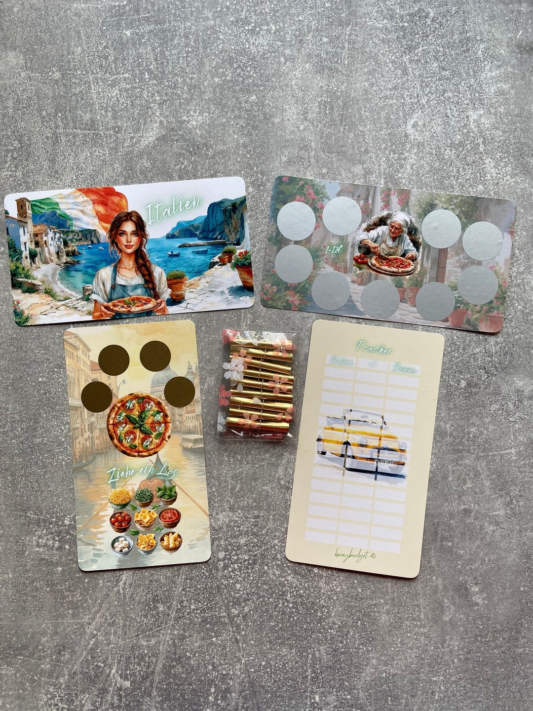 Italy / Scratch Challenge / Lose Challenge / Envelope Method ...