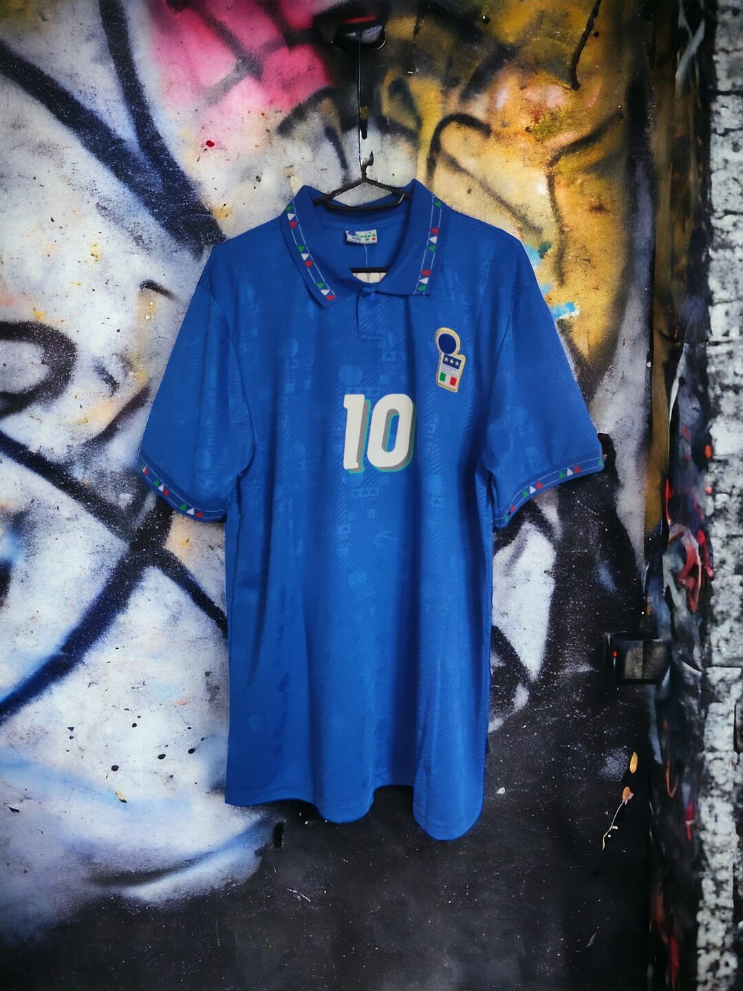 Italy 1994 Retro Football Shirt Vintage Soccer Jersey Kit Maglia Calcio ...