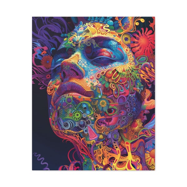 Trippy Canvas Art - Etsy