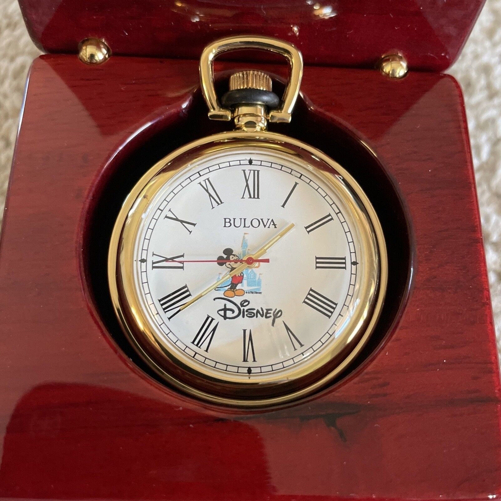 Disney Bulova WDW 50th Anniversary Pocket Watch Mickey Mouse - Etsy