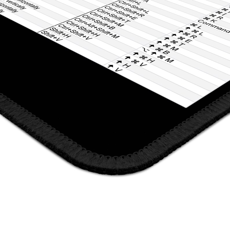 XCS Mouse Pad Cheat Sheet, Xtool Mouse Pad Cheat Sheet, Xtool, XCS ...