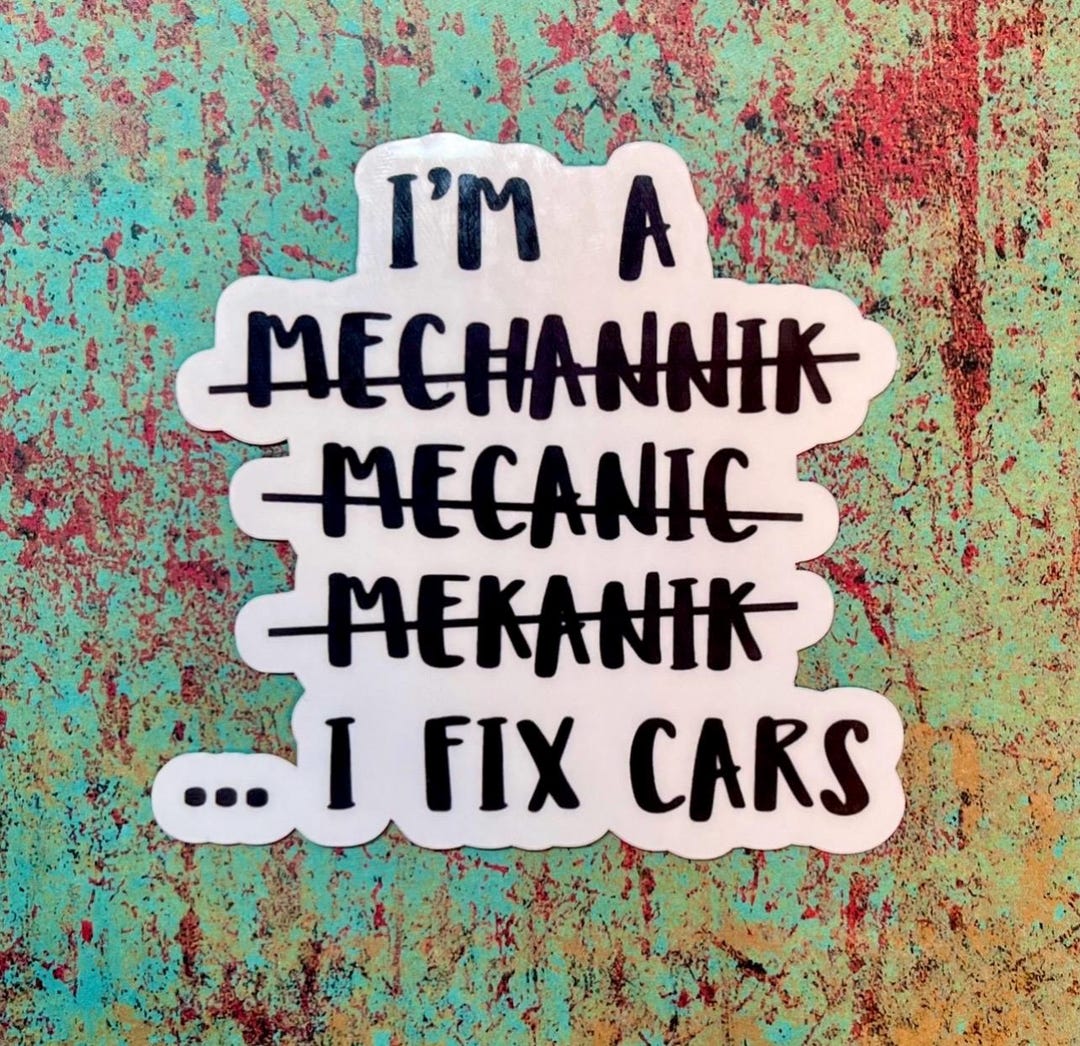 I’m a Mechanic Sticker Decal - Etsy