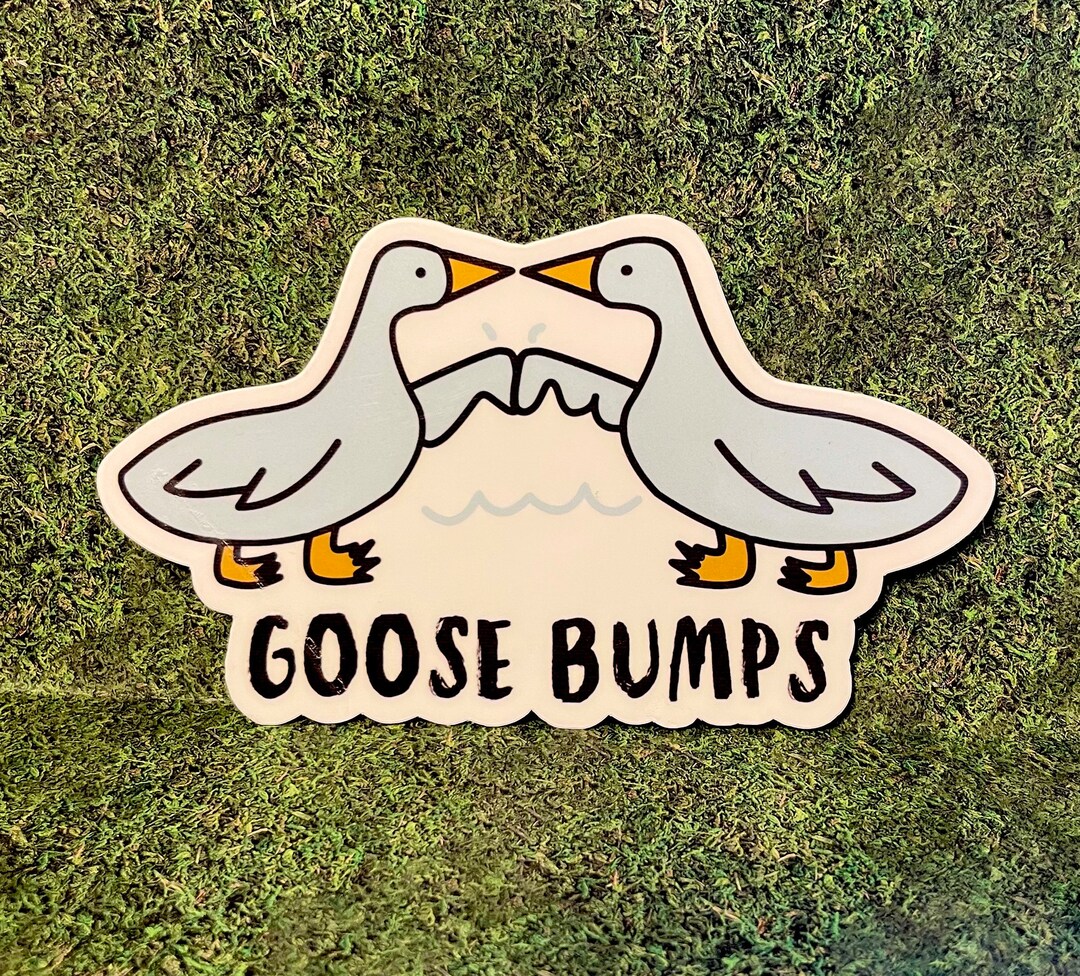 Goosebumps Waterproof Vinyl Sticker - Etsy