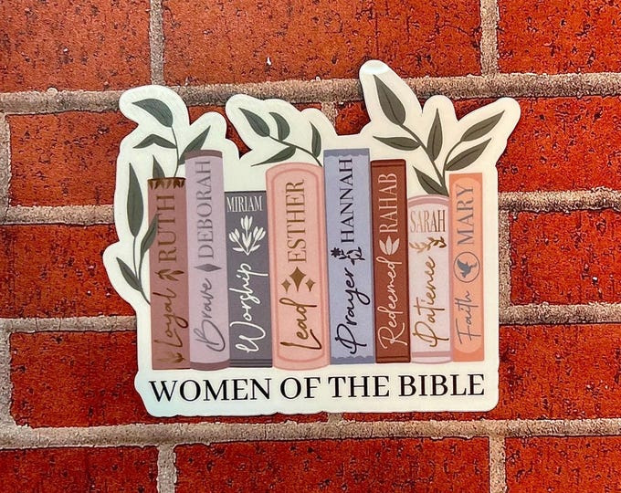 Women of the Bible Sticker, Christian Sticker, Bible Study - Etsy