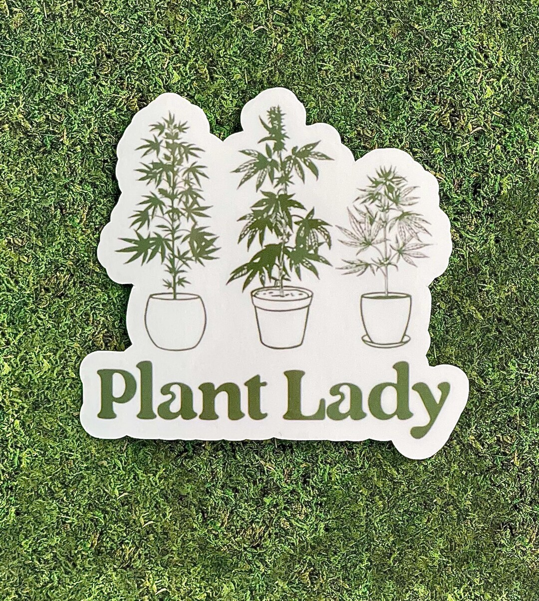 Plant Lady Sticker Decal - Etsy