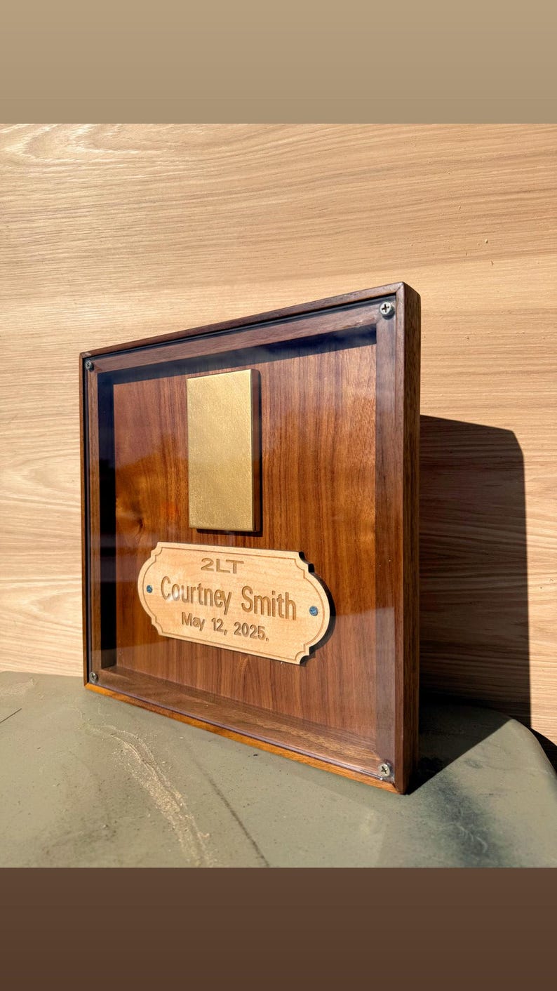 Custom Military Rank Promotion Plaque - Etsy