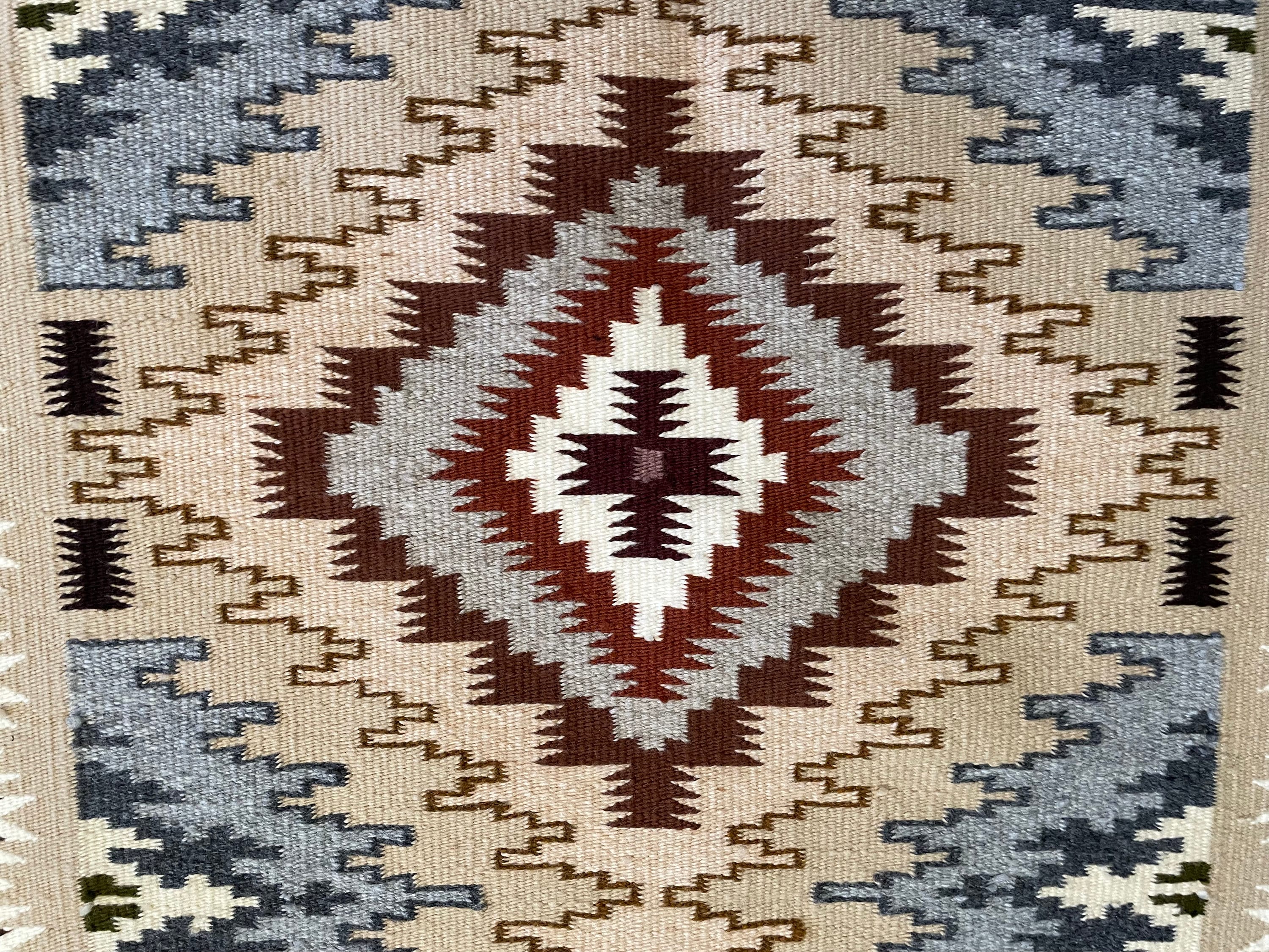 Navajo Red Mesa Runner, C. 80's, Private Collection, 26 3/4" X 60 3/4 ...