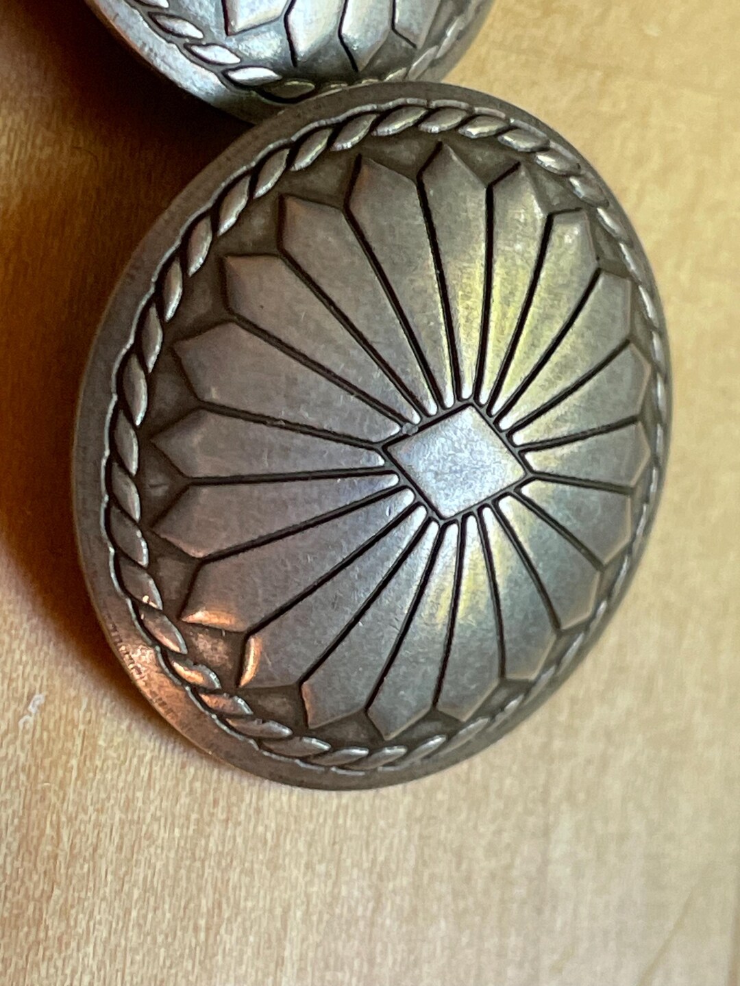 Navajo, Very Early Beautiful Sterling Stamped Buttons. 1930's or ...