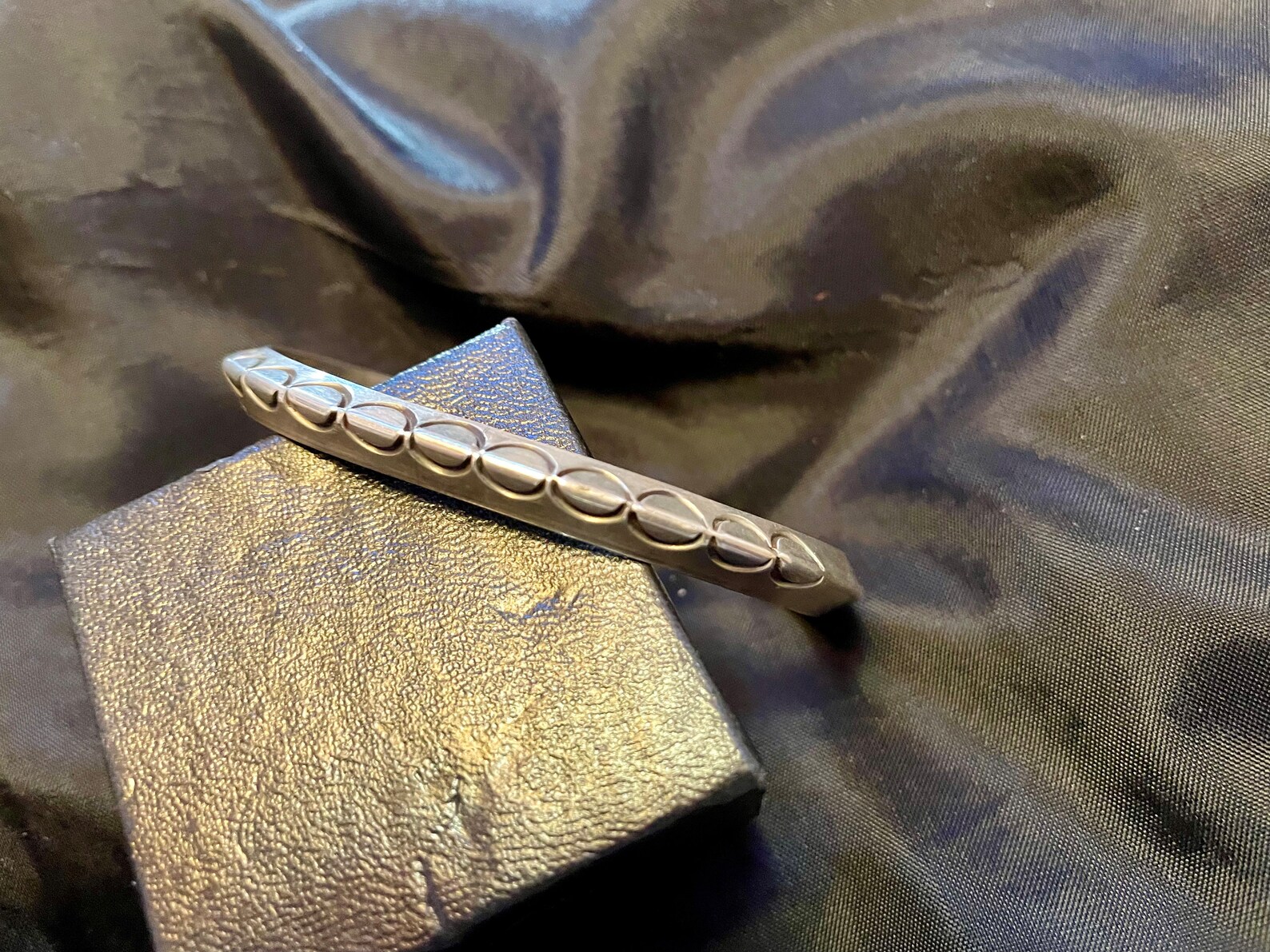 Navajo Bracelets. Two Sterling Silver Carinated Bracelets. Very Nice ...