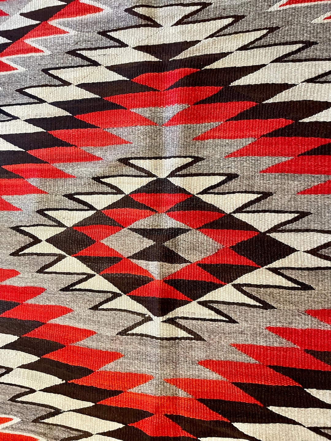 Navajo Vintage Ganado Red, C. 1895, Eye Dazzler. 48 X 68 1/4. Ex: D.M ...