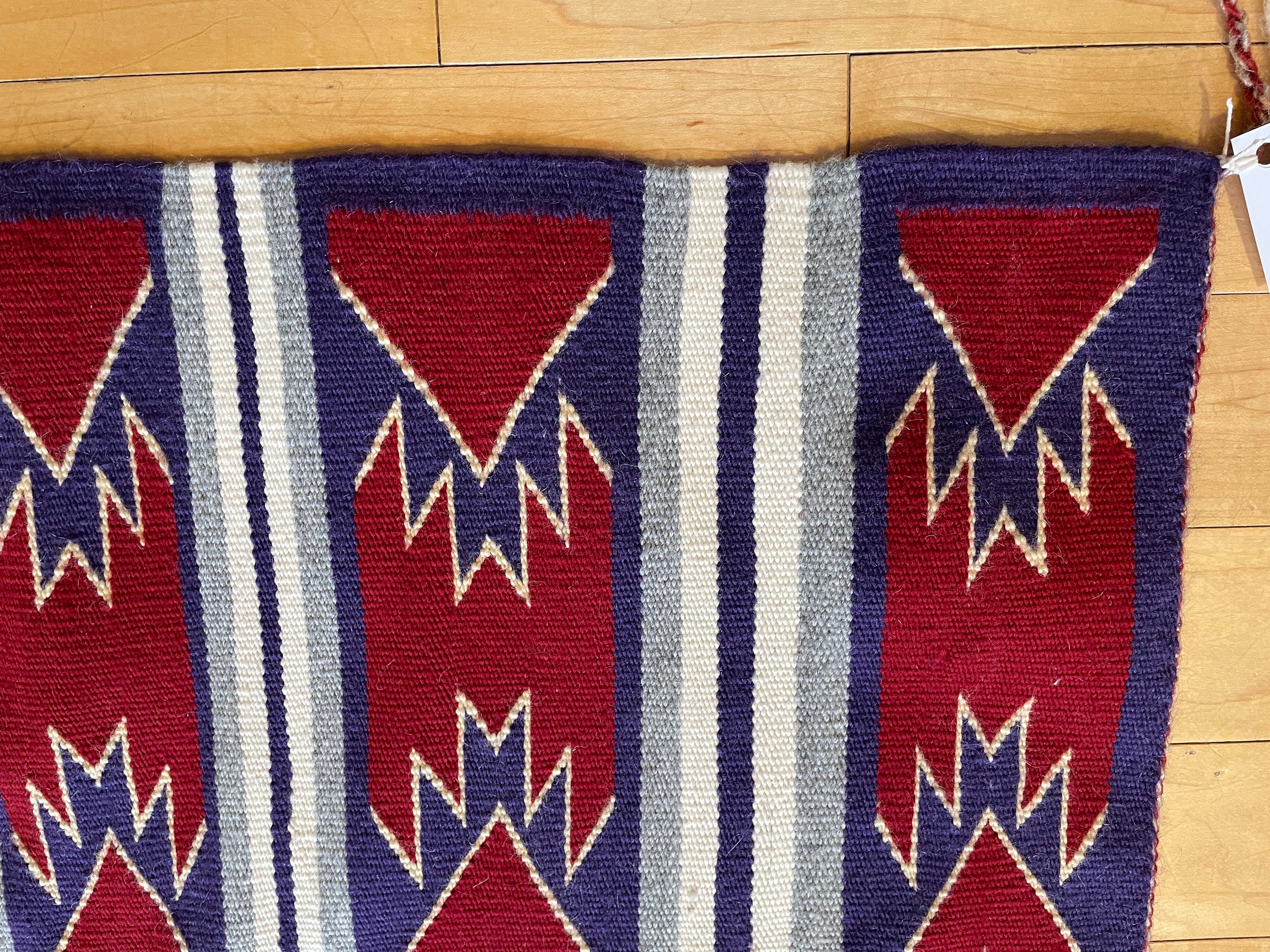 Navajo Red Mesa, 1980's, A1 Condition. Red and Purple W/cream and Grey ...