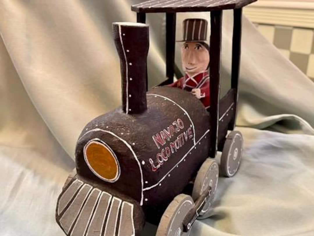 Navajo Folk Art by Delbert Buck (b. 1976). Hand Carved Sculpture ...