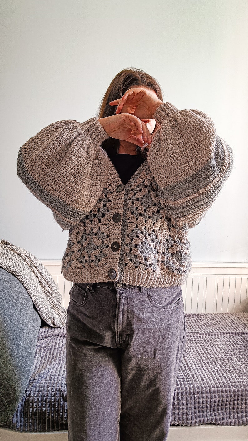 PDF Crochet Pattern the Winter Morning Cardigan - Etsy