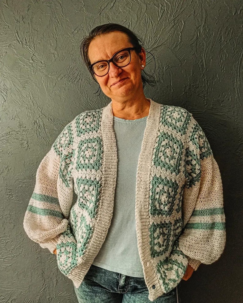 PDF Crochet Pattern the Winter Morning Cardigan - Etsy