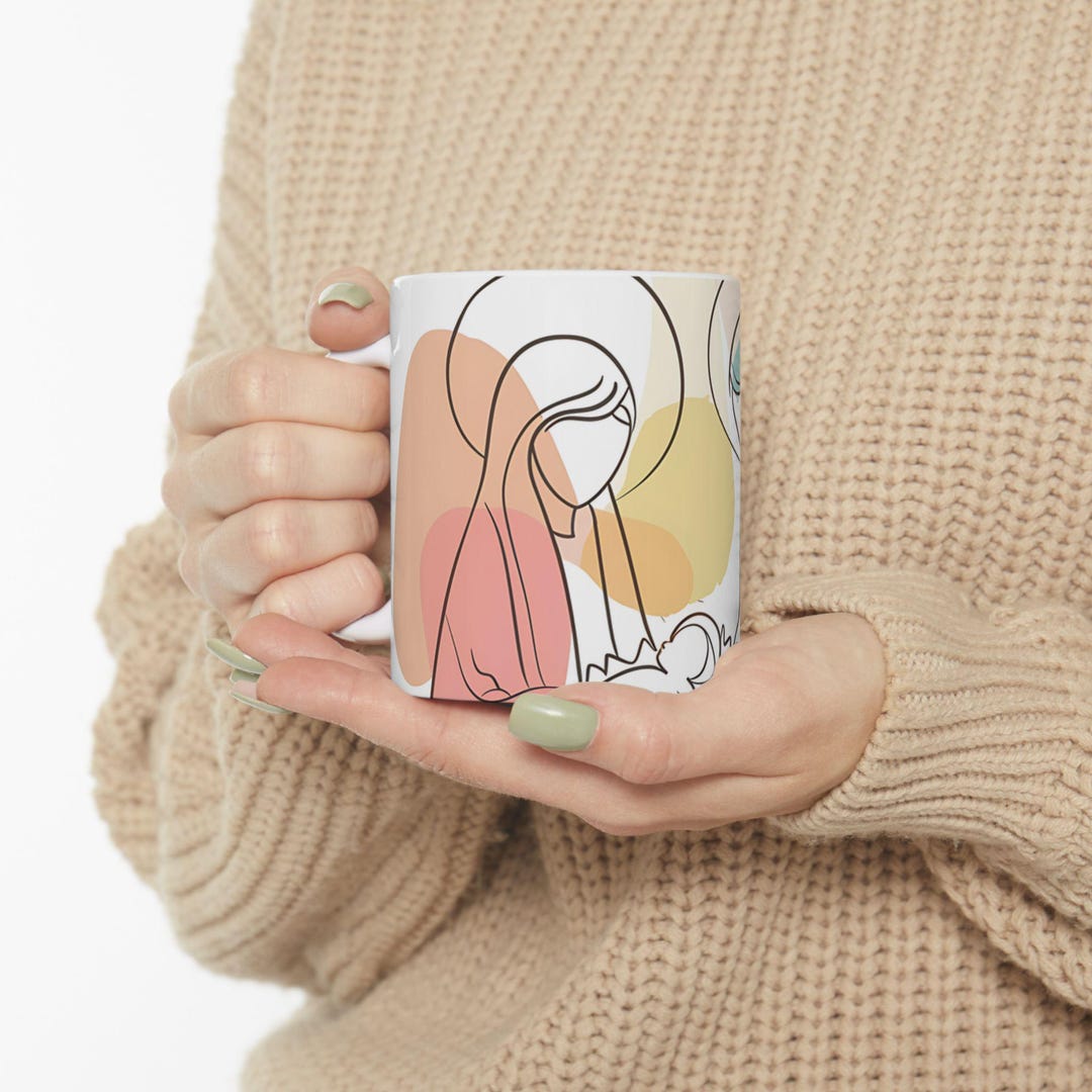 Nativity Scene Durable Ceramic Mug Gift,gift for Religious Mom ...