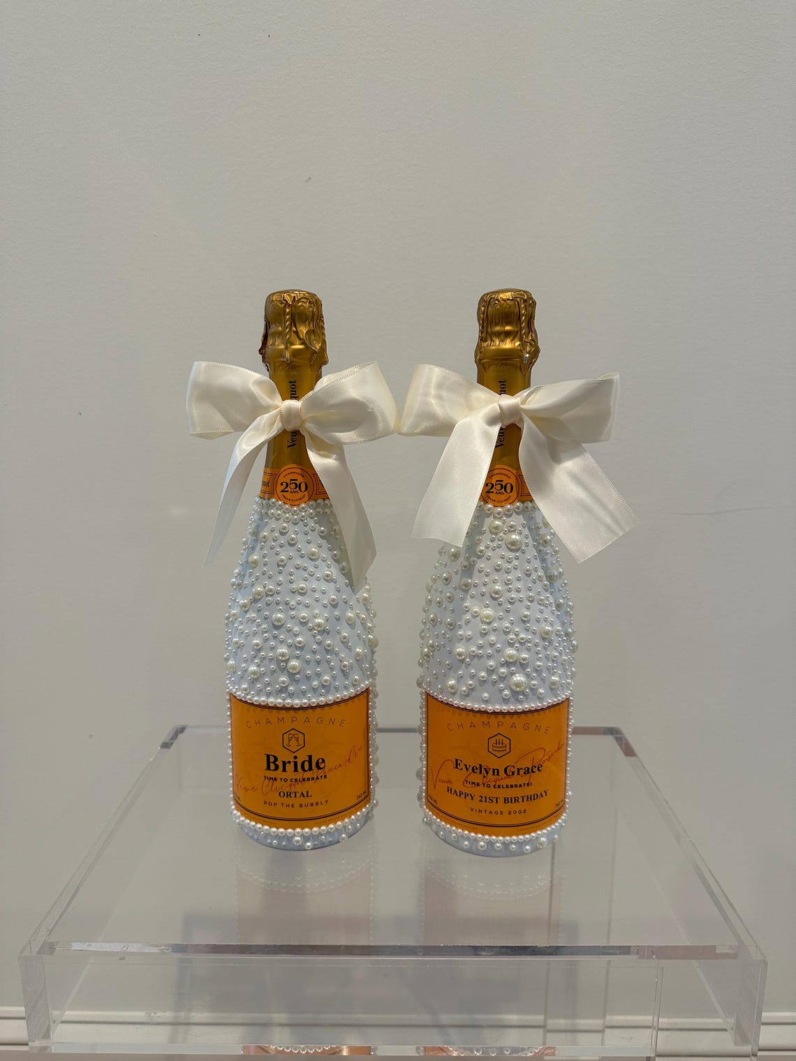Pearl Champagne Bottle - Etsy