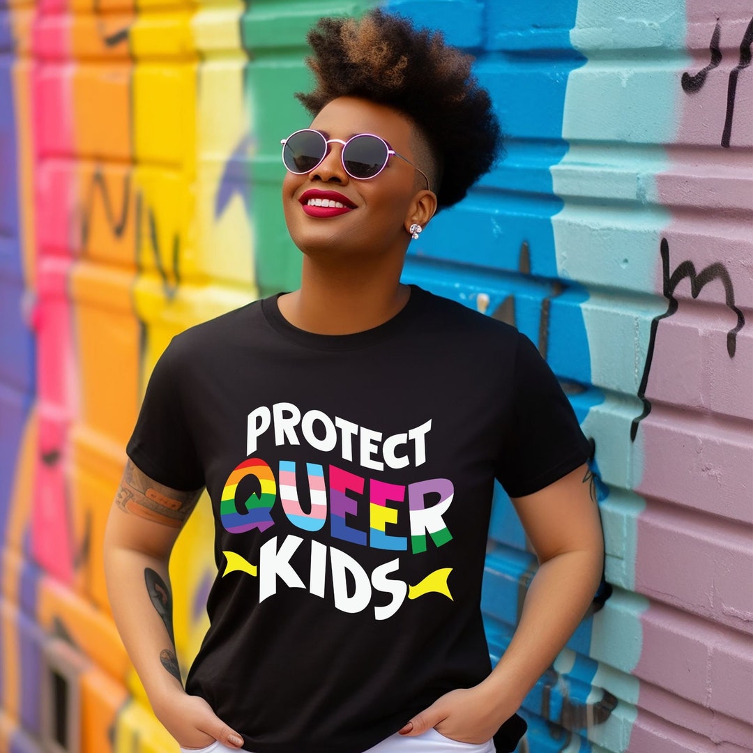 Protect Queer Kids T-shirt, LGBTQIA Tshirt, Ally T-shirt, Gift for ...