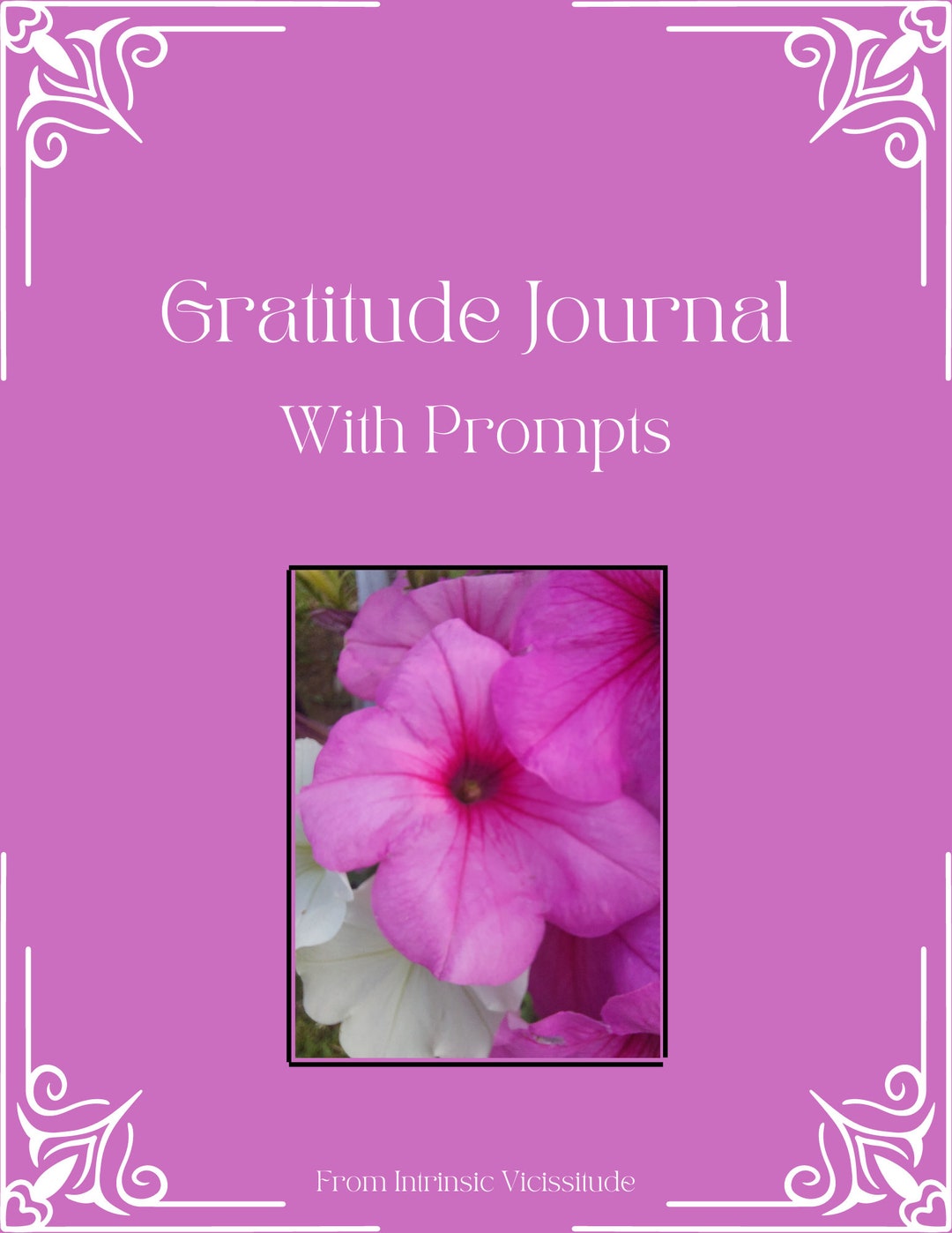 Printable Gratitude Journal With Prompts From Intrinsic Vicissitude ...