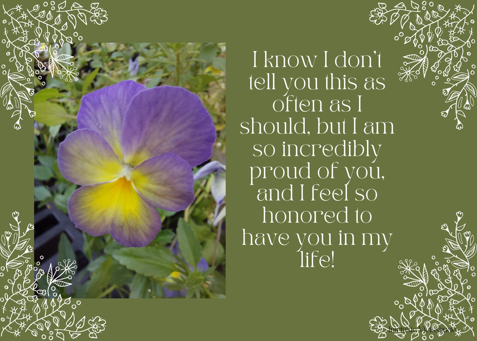 Digital Printable Proud of You Card on Green Background - Etsy