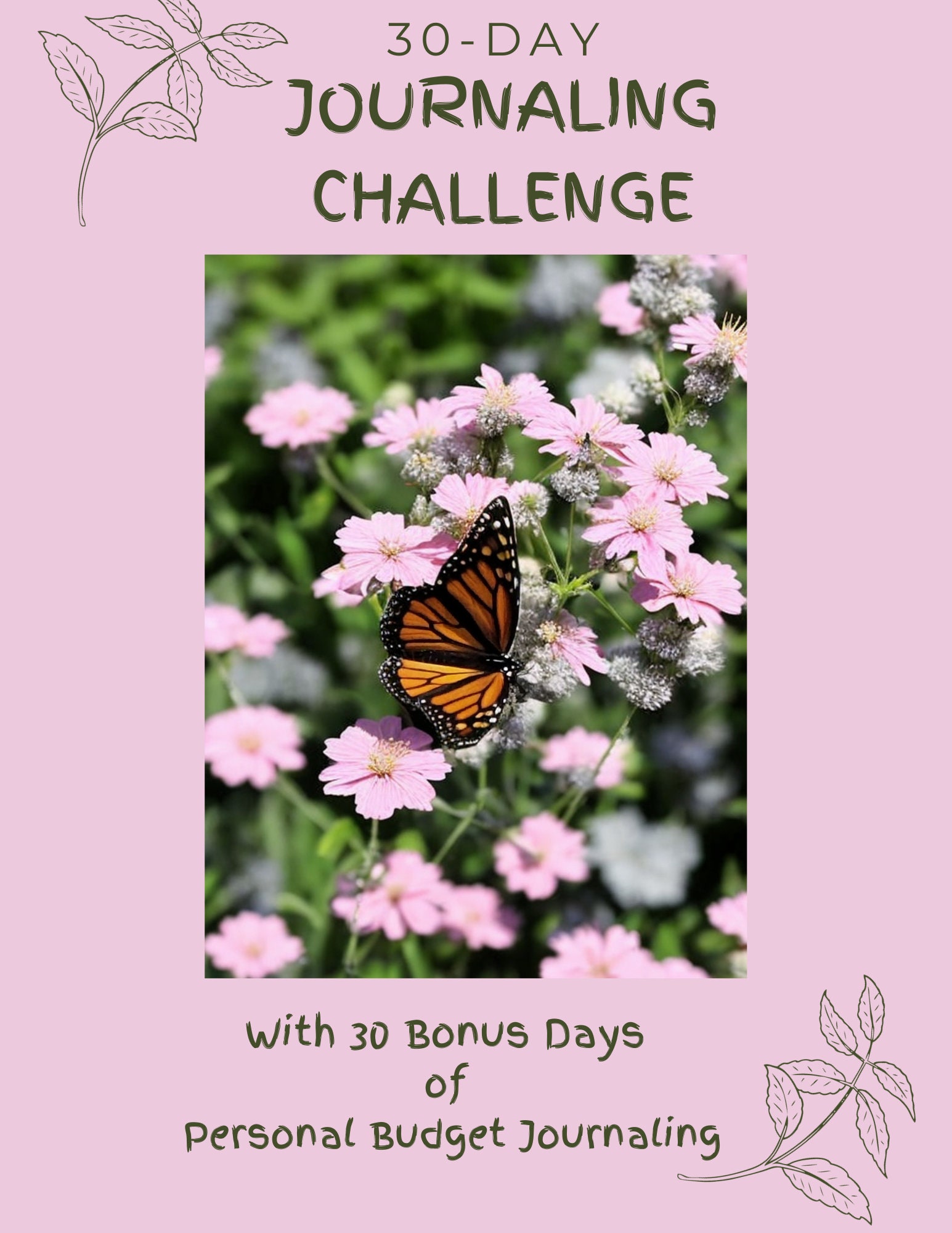 Digital Download Printable 30-day Journaling Challenge With - Etsy