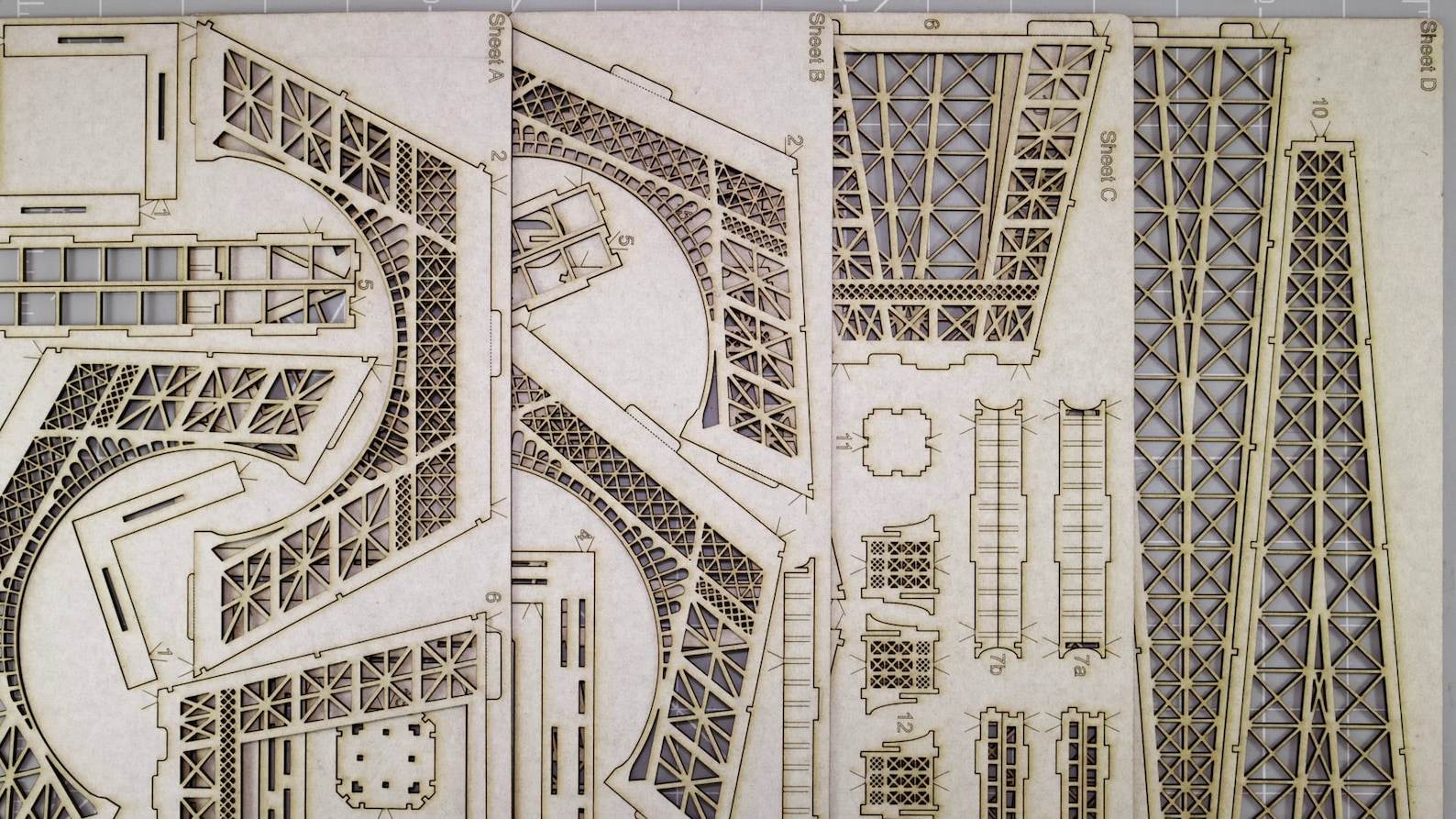 Eiffel Tower Model Kit, Paris France, Famous Landmark, Architecture ...