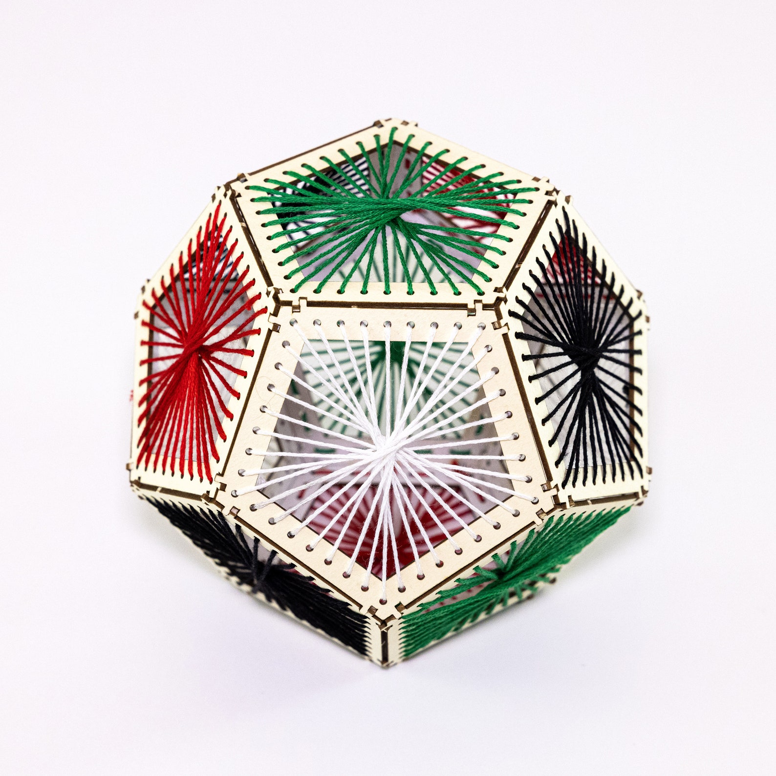 String Art 3d Model Kit Dodecahedron Sacred Geometry Orb Etsy