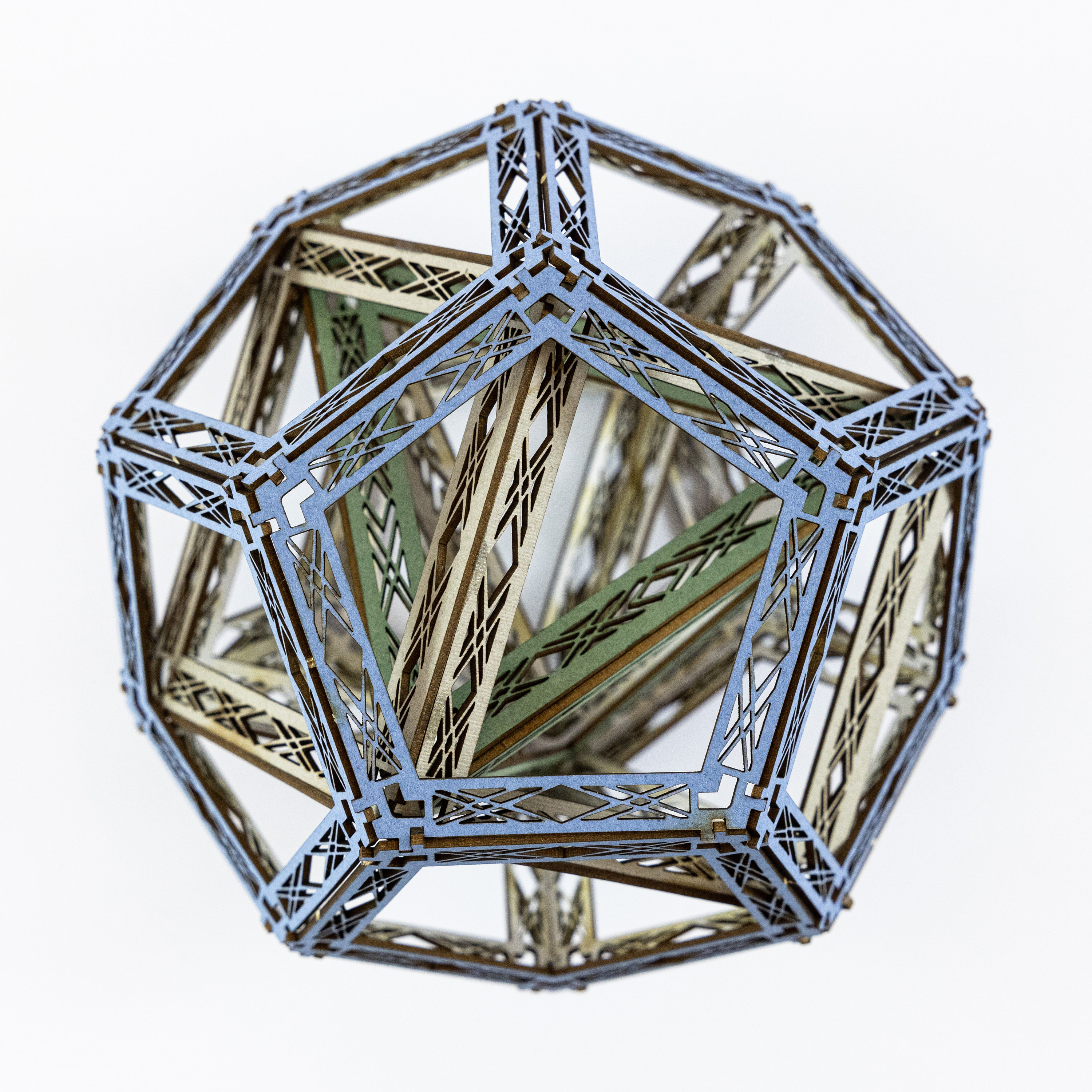 Sacred Geometry Model Kit, Nested Polyhedra Orb, Platonic Solids in ...