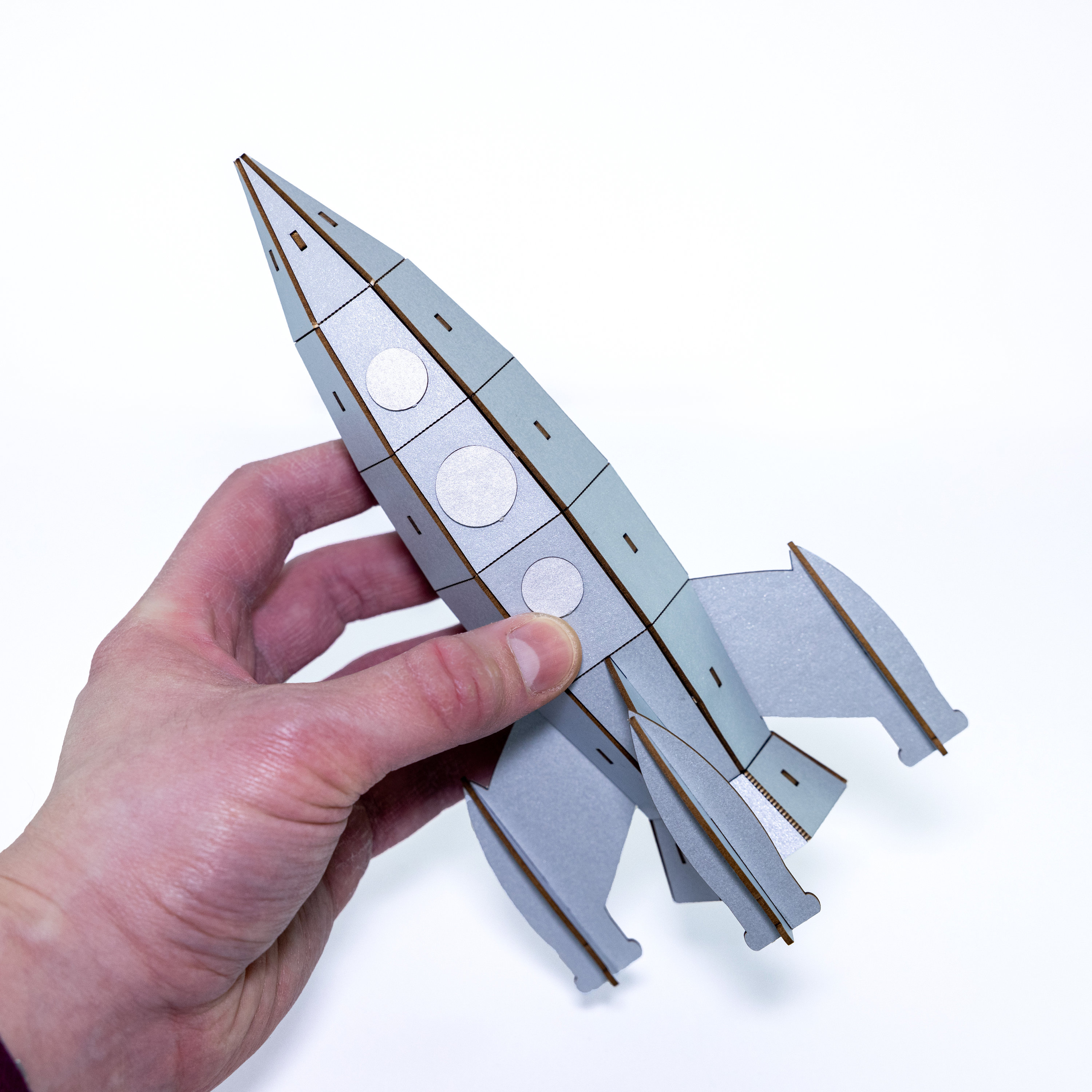 Rocket Ship 3D Model Kit, Laser Cut, Unique Gift - Etsy