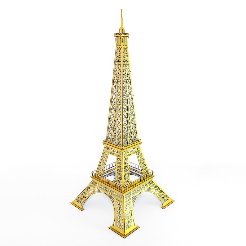 Eiffel Tower Model Kit, Paris France, Famous Landmark, Architecture ...