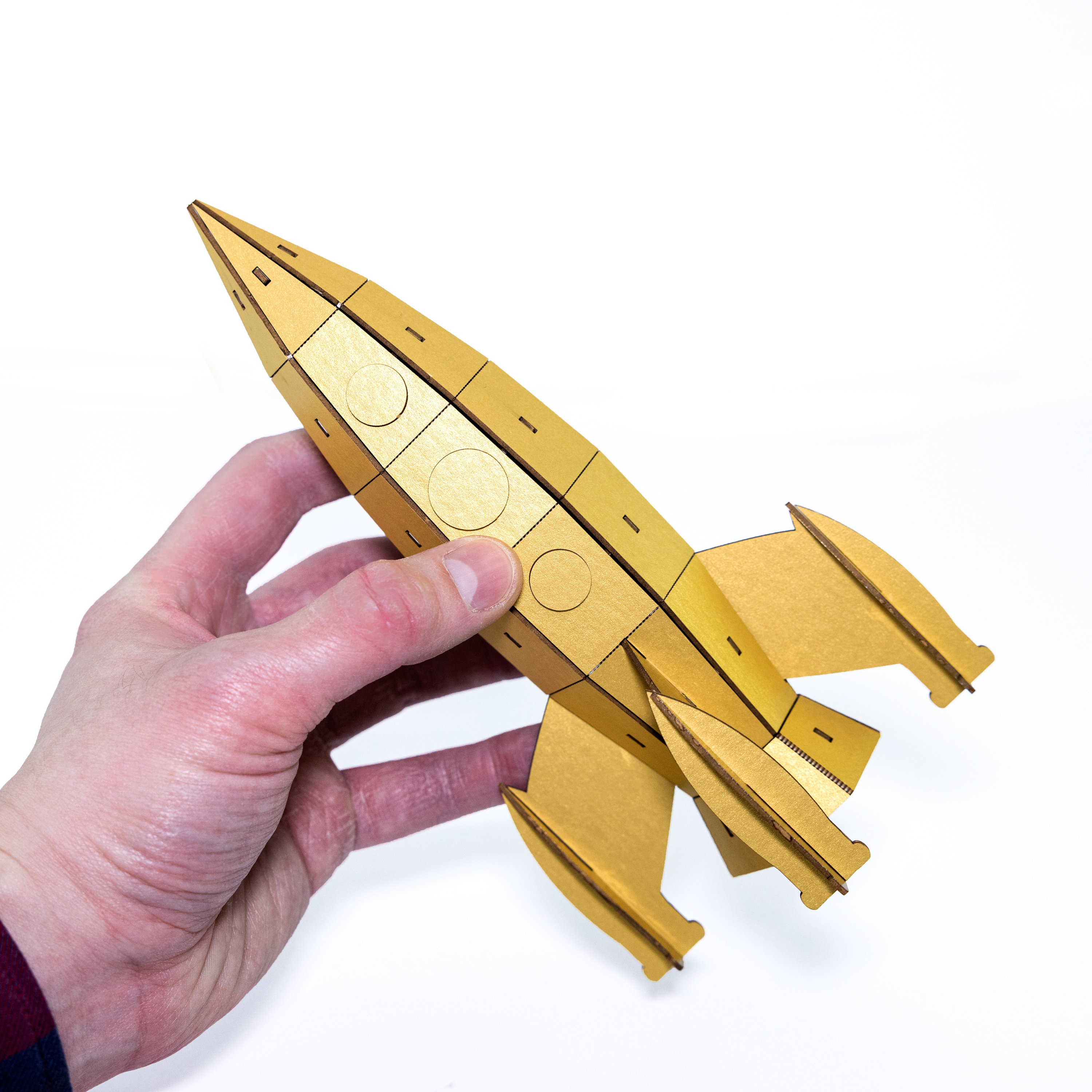 Rocket Ship 3D Model Kit, Laser Cut, Unique Gift - Etsy UK