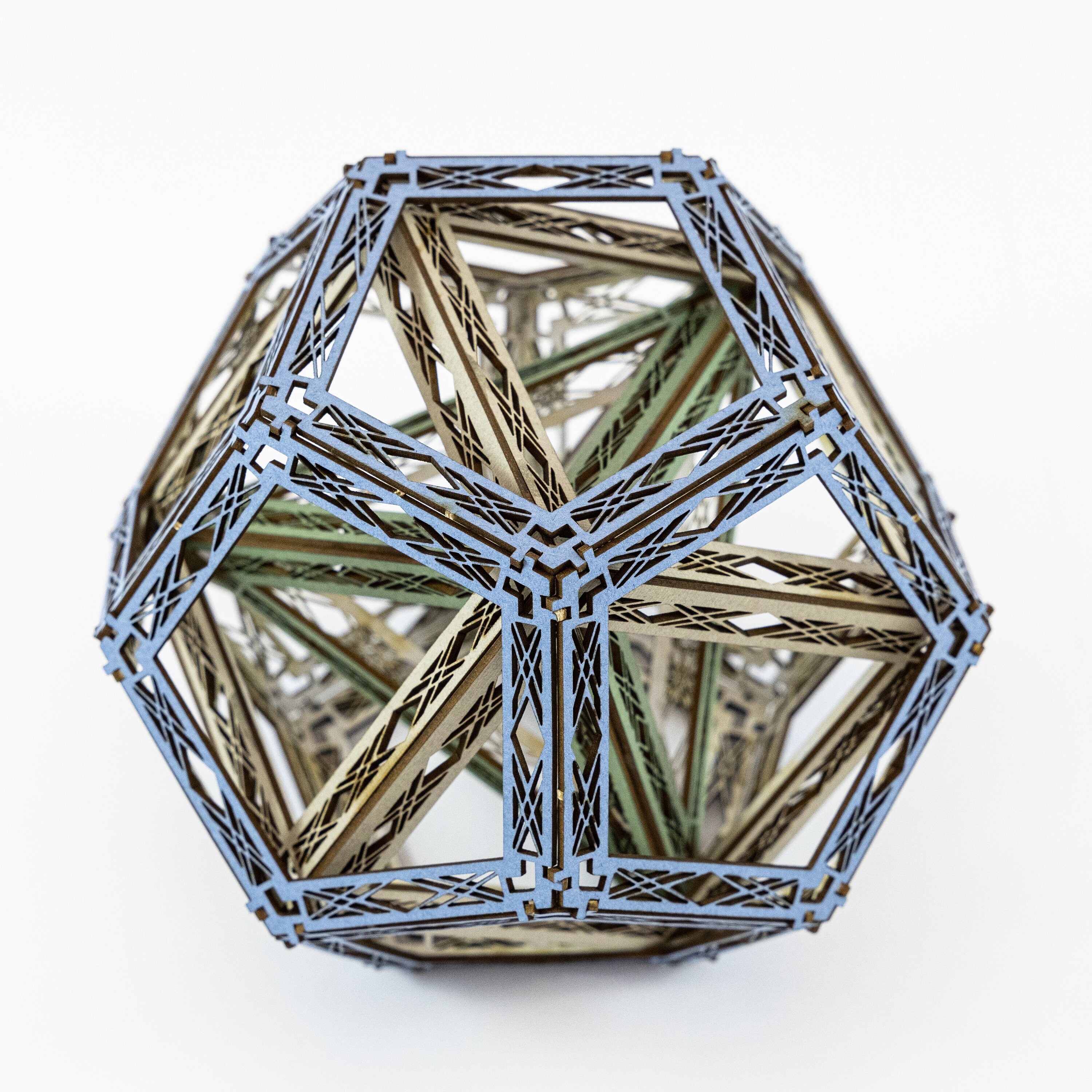 Sacred Geometry Model Kit, Nested Polyhedra Orb, Platonic Solids in ...
